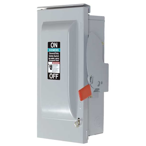 Siemens Fusible Single Throw Safety Switch, General Duty, 240VAC, 2PST ...
