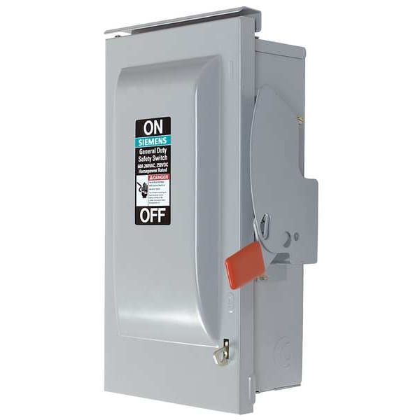 Siemens Fusible Single Throw Safety Switch, General Duty, 240VAC, 3PST ...