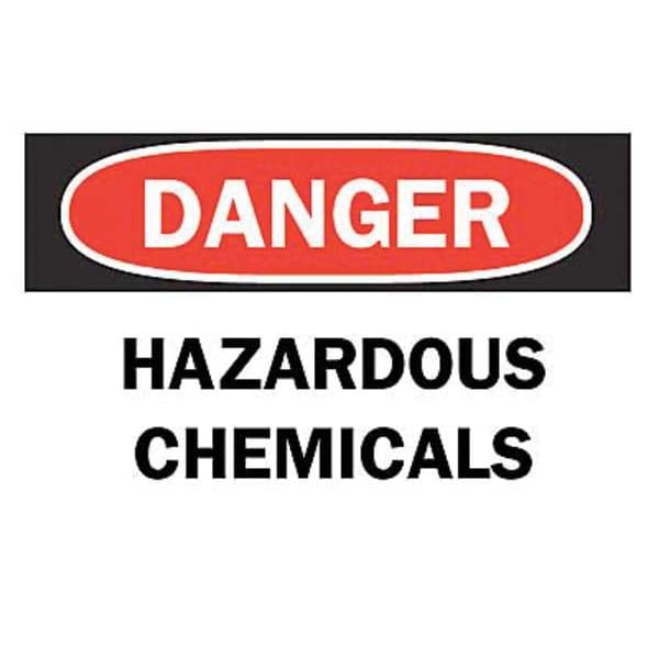 Brady Danger Sign, 7 in H, 10 in W, Plastic, Rectangle, English, 122519 ...