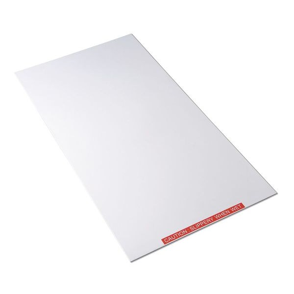 Condor Tacky Mat Base, White, 20 x 47 In 6GRE4 | Zoro
