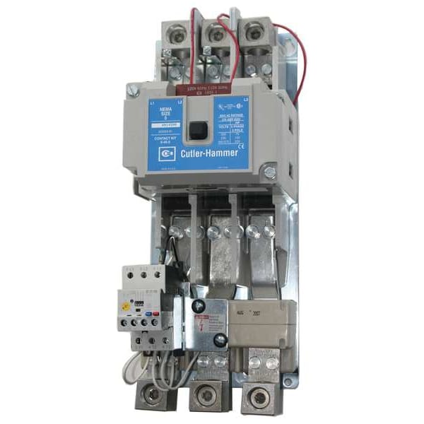 Eaton NEMA Magnetic Motor Starter, Non-Reversing, 1NO, 480V AC, 3 P ...
