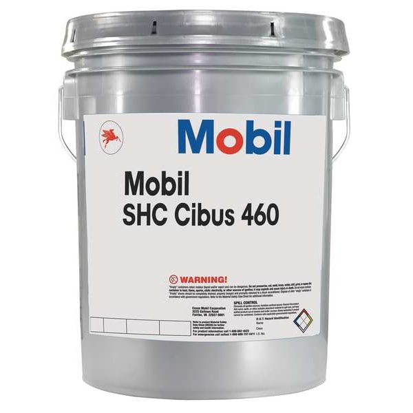 Mobil 5 gal Gear Oil Pail 460 ISO Viscosity, 140 SAE, Amber 104097 | Zoro