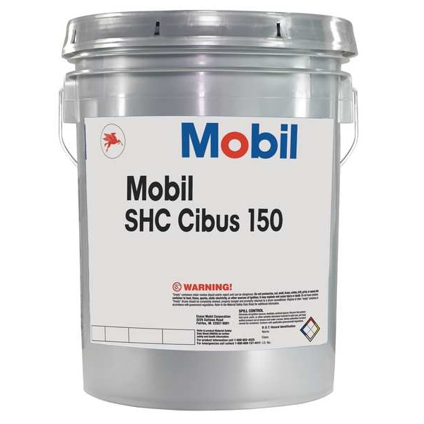 Mobil 5 gal Gear Oil Pail 150 ISO Viscosity, 90 SAE, Amber 104098 | Zoro