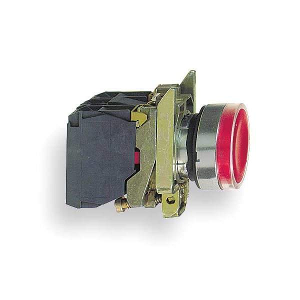 Schneider Electric Illuminated Push Button, 22mm, Red XB4BW34B5 | Zoro
