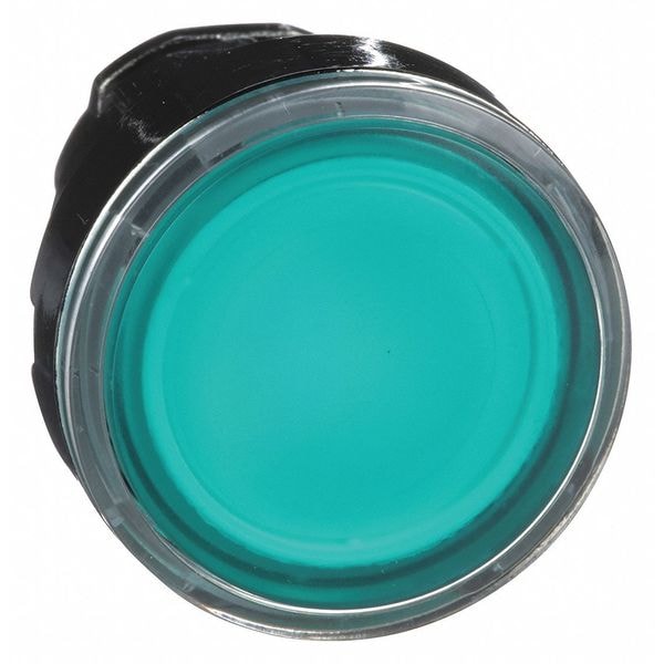 Schneider Electric Illuminated Push Button Operator, 22 mm, Green ZB4BW333 | Zoro