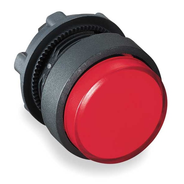 Schneider Electric Illuminated Push Button Operator, 22 mm, Red ZB5AW143 | Zoro