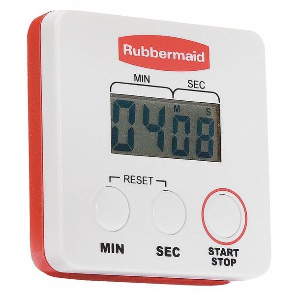 Rubbermaid Commercial Digital Timer, 24 Hr Max Setting FGR442188 | Zoro
