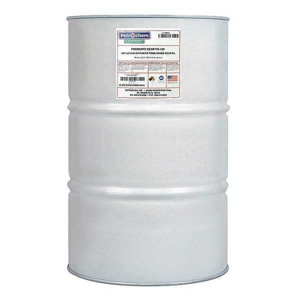 Petrochem 55 gal Gear Oil Drum 150 ISO Viscosity, 85W SAE, Clear ...