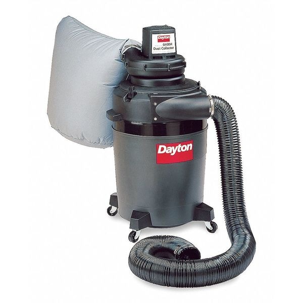 Dayton Dust Collector, 300 CFM Max Flow, 1.25 6H004 | Zoro