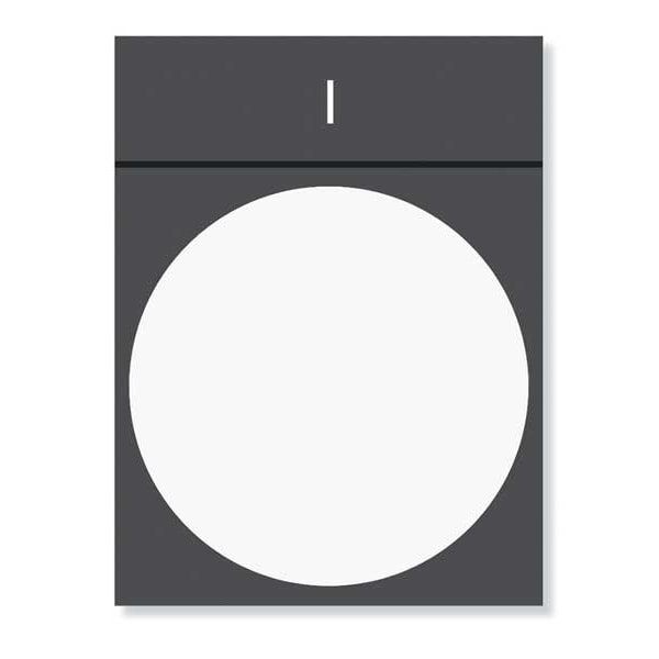 Schneider Electric Legend Plate, Rectangular, Black or Red ZBY2101 | Zoro