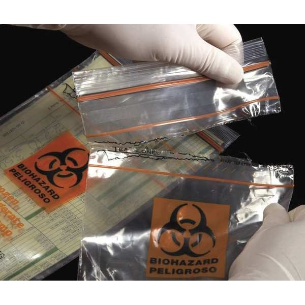 Minigrip Tear Zone Bag, 6 in x 9 in, PK1000 SBL2X69B5 | Zoro