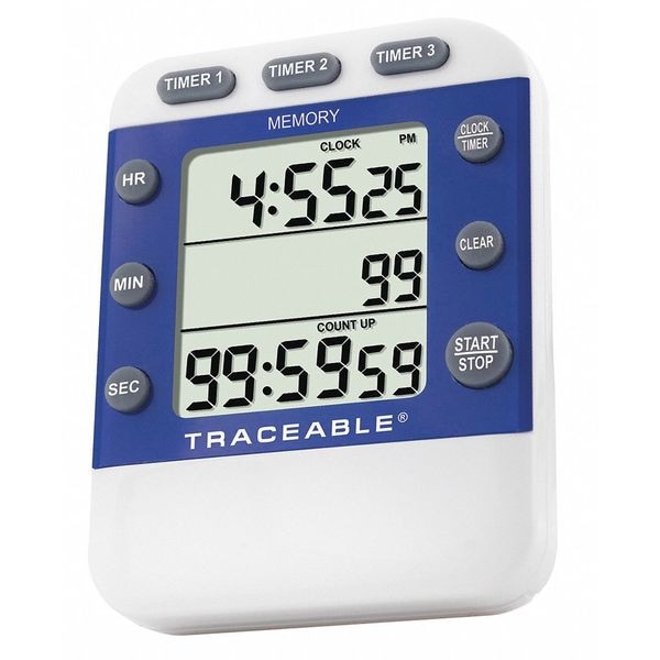 Traceable 3-Channel, Jumbo Timer, Traceable 5008 | Zoro