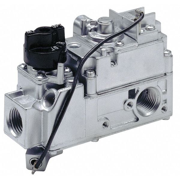 Robertshaw Gas Valve, NG/LP, 750 mV, 3.5 in wc, Standard Opening, 0.2 A ...