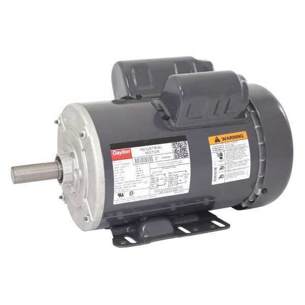 Dayton Capacitor-Start/Run General Purpose Motor, 1 1/2 HP, 115/208 ...