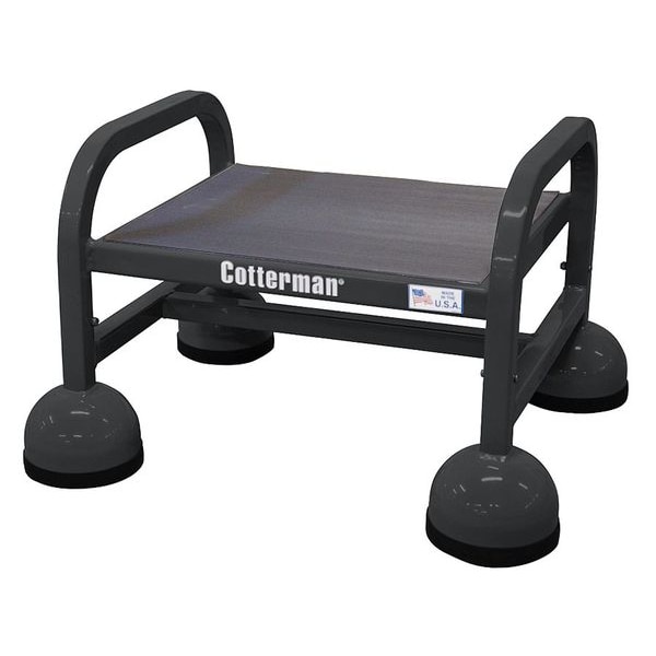Cotterman 13 H Steel Rolling Platform 1 Steps 450 Lb Load Capacity St 120 A2 C7 P5 Zoro