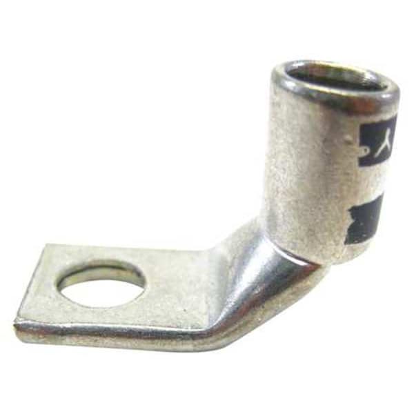 Abb One-Hole Compression Lug, 4 AWG Max, 1/4 in Stud, Standard Barrel ...