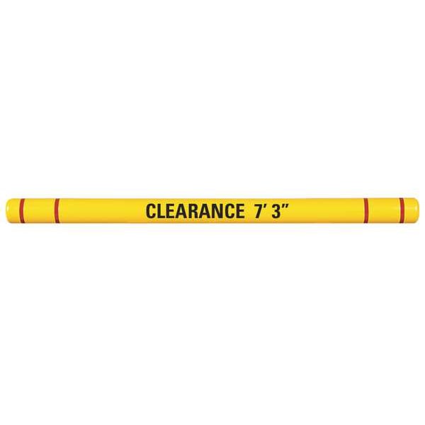 Zoro Select Clearance Bar with Graphics, 5 In. Dia. HTGRD480YR | Zoro