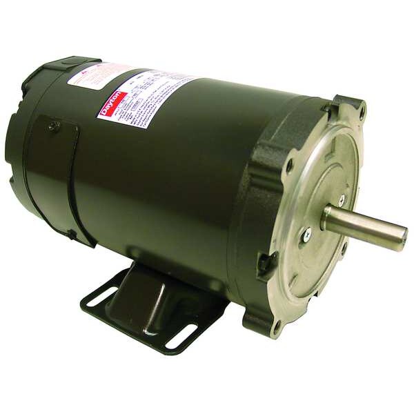 Dayton DC Motor, PM, TENV, 1/2 HP, 1800 rpm, 24VDC 108921.00 | Zoro