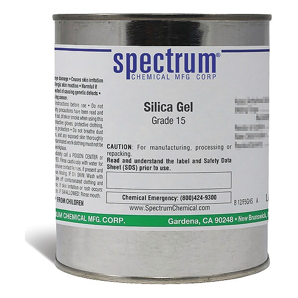 Spectrum Silicagel, Grade, 15, 30-60 Mesh 500g SIL02-500GM | Zoro
