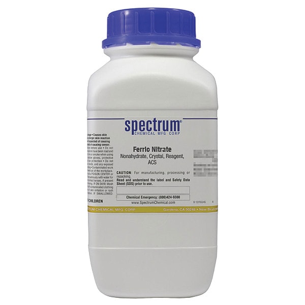Spectrum Frc Ntrt, Nnahydrt, Crstl, Rgnt, ACS, 2.5kg F1030-2.5KG | Zoro