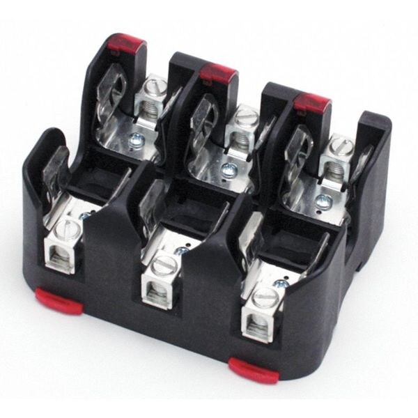 Littelfuse Fuse Block, J UL Class, 3 Poles, Box Lug LFJ60060-3CID | Zoro