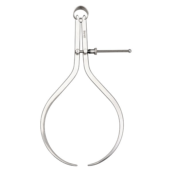 Starrett Outside Spring Caliper, Stl, Quick-Spring 79B-12 | Zoro