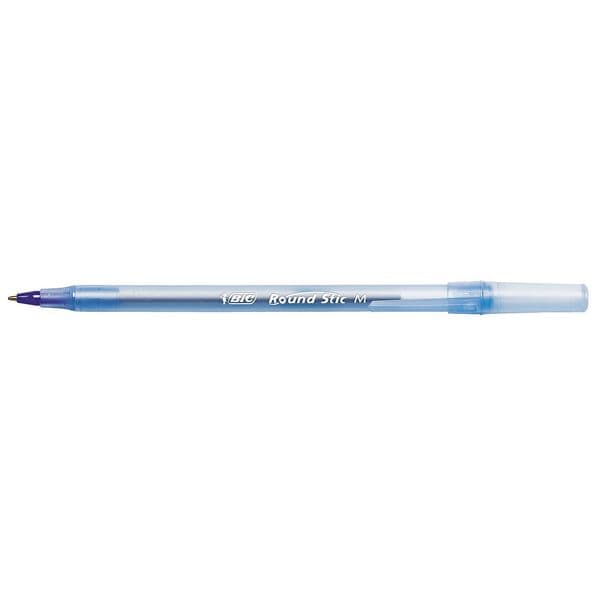 Bic Stick Ballpoint Pen, Medium 1.0 mm, Blue PK12 BICGSM11BE | Zoro