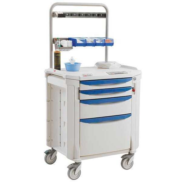 Metro Procedure Cart, 63 3/16 Hx22 3/8Wx34 1/4D FLPROC1 | Zoro