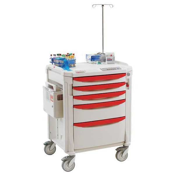Metro IV Therapy Cart, 38-1/2Hx32 1/4Wx22 3/8D FLIV | Zoro