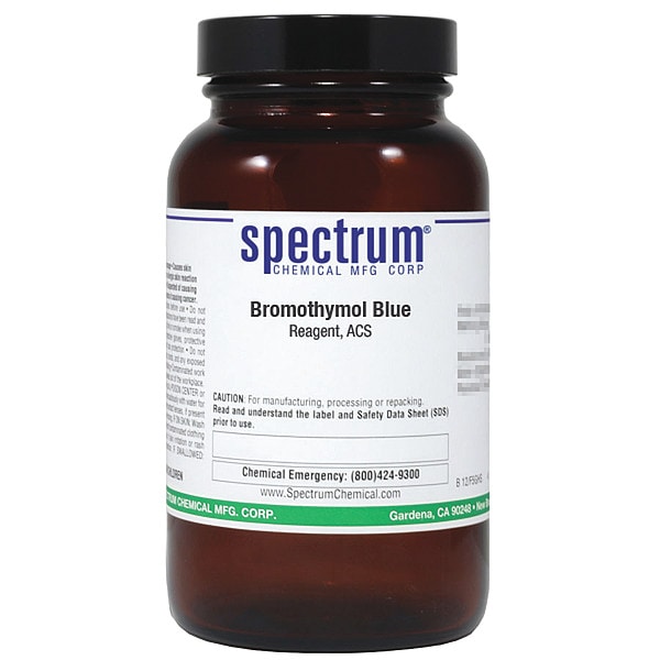 Spectrum Bromothymol Blue, Reagent, ACS, 100g BR154-100GM | Zoro