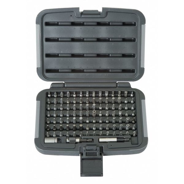 Blackhawk By Proto Insert Bit Set, 1/4 In Hex Dr, Stl, 101 Pcs BI-101S ...