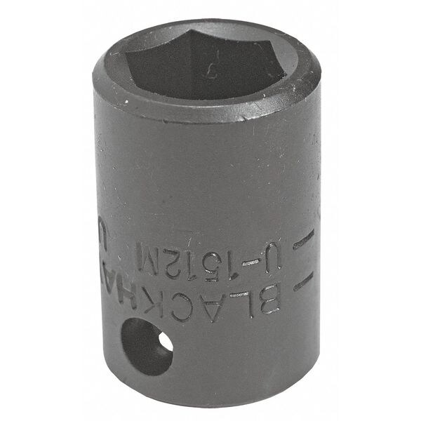 BLACKHAWK BY PROTO 3/8 in Impact Socket : Hex, Deep, black oxide - U ...