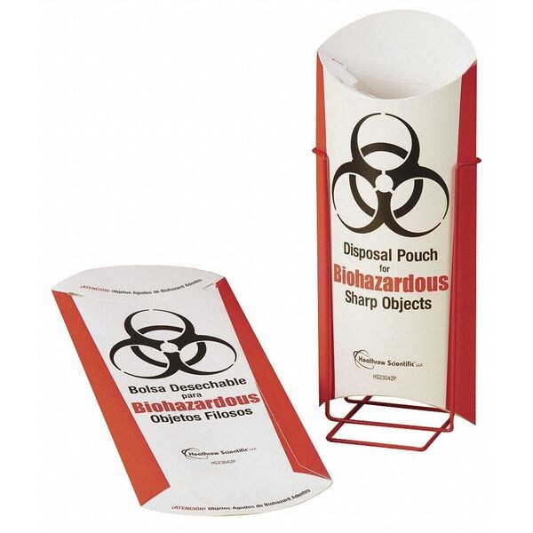 Heathrow Scientific Biohazard Disposal Pouch Stand HS23042 | Zoro