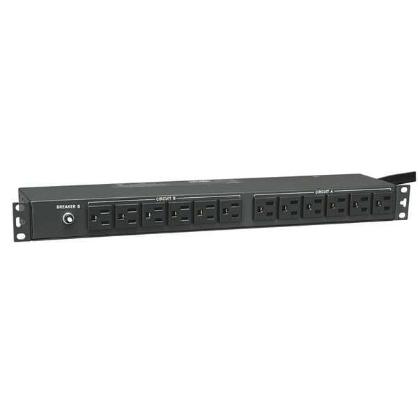 TRIPP LITE PDU,30A,24 Outlet,15 ft,Black (PDU2430) | Zoro