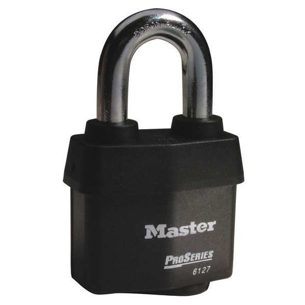 Master Lock Padlock, Keyed Alike, Standard Shackle, Rectangular Steel ...