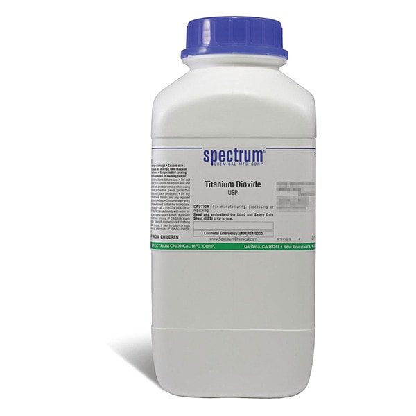 Spectrum Titanium Dioxide, USP, 2.5kg TI140-2.5KG | Zoro