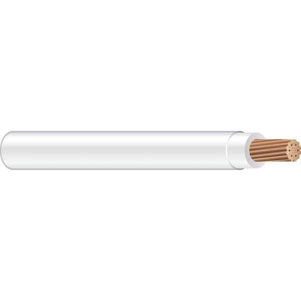 Southwire THHN Building Wire, Copper, 3 AWG, 1C, White, Stranded, 500 ...