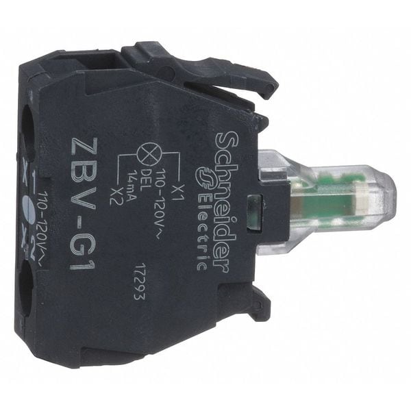 Schneider Electric Lamp Module With Bulb 22 mm, White ZBVG1 | Zoro