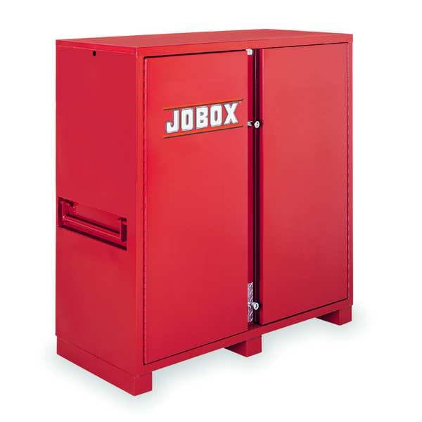 Crescent Jobox Jobsite Cabinet, Brown, 60 in W x 24-1/4 in D x 60-3/4 ...