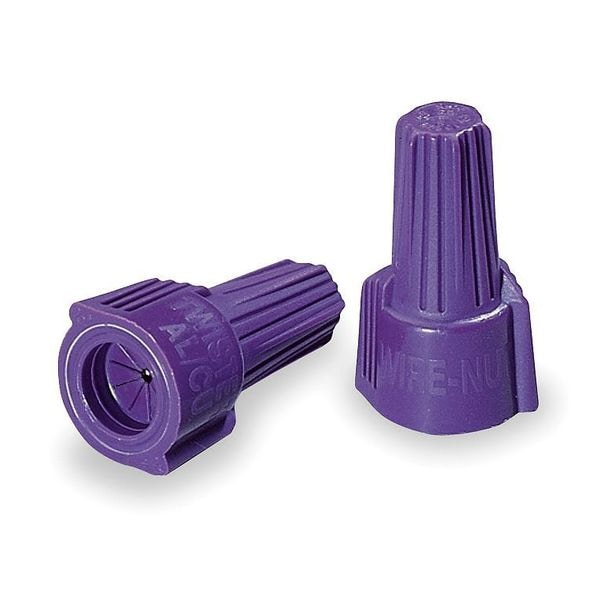 Ideal Twist-On Wire Connector, 10 AWG Max, Purple, Polypropylene ...