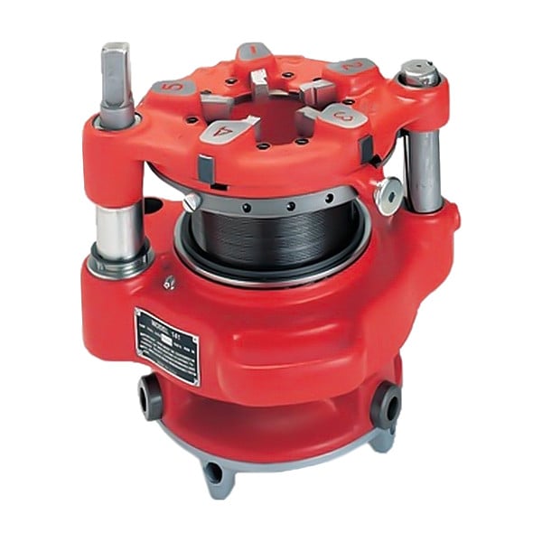 Ridgid Manual Receding Geared Threader, 2.5" - 4" Pipe, NPT, Includes ...