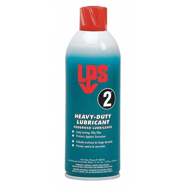 Lps Heavy-Duty Lubricant, No Food Contact, 16 oz Aerosol Can, Brown ...