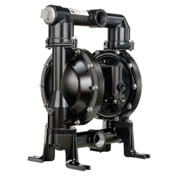 Aro Double Diaphragm Pump, Aluminum, Air Operated, PTFE, 123 GPM PD15A ...