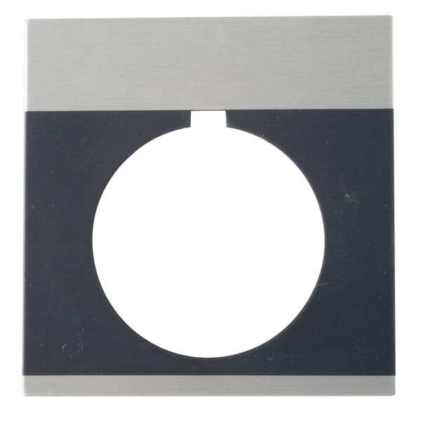 Ge Blank Legend Plate, Rectangular CR104PXN1B | Zoro