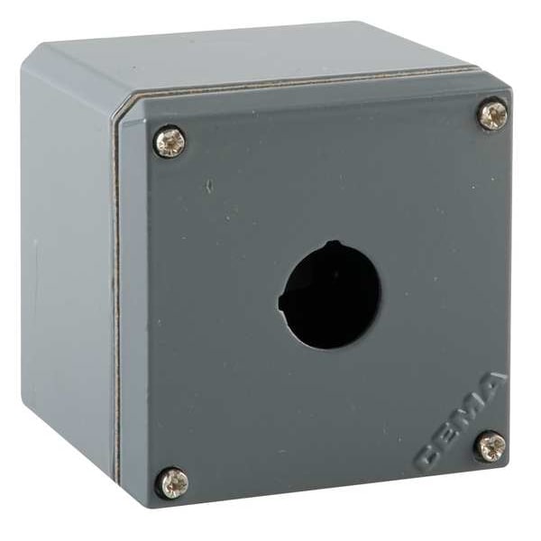 Abb Pushbutton Enclosure, 22mm, 3.43 in. H, Al 080SP-1 | Zoro