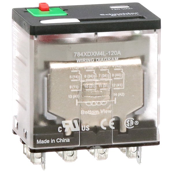 Schneider Electric Socket, General Purpose Relay, Square, 15 A, 14 Pins ...