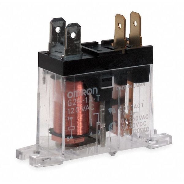 Omron Relay, 4Pin, SPST, 10A, 120VAC G2R-1A-T-AC120 | Zoro
