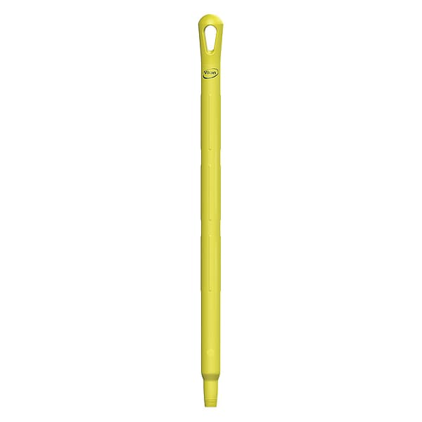 Vikan Color Coded Handle, 1 1/4 in Dia, Yellow, Polypropylene 29666 | Zoro