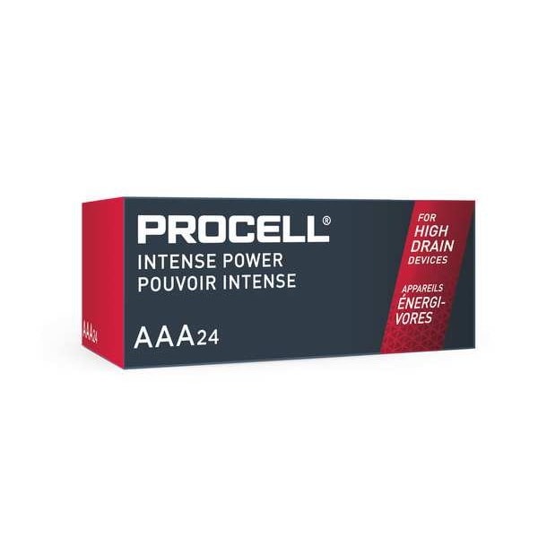 Procell Procell Intense AAA Alkaline Battery, 1.5V DC, 24 Pack PX2400 ...
