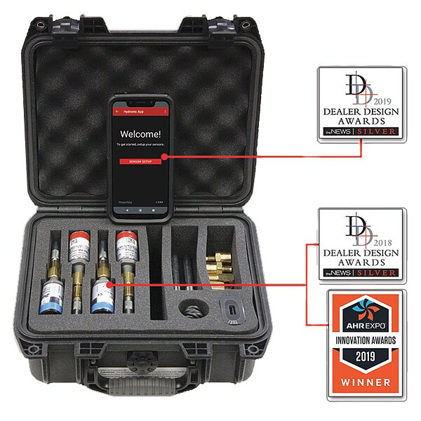 Dwyer Instruments Hydronic Differential Pressure Manometer Full Kit